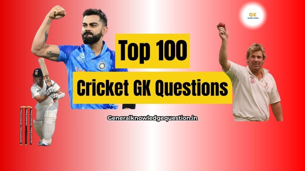 Top 100 Cricket GK Questions In English World Cup Edition