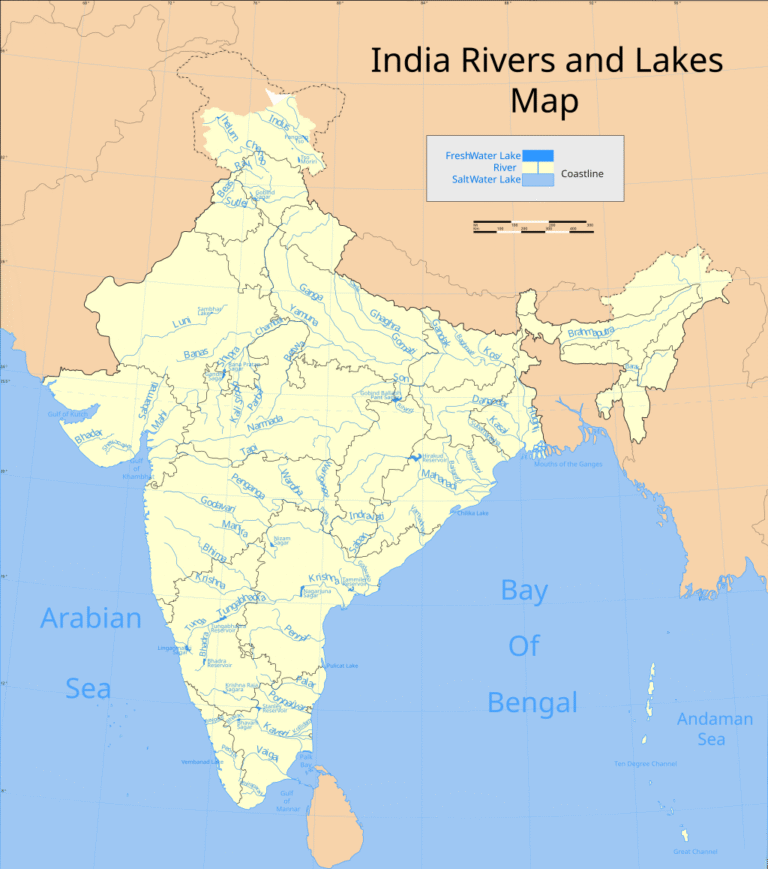 Complete List Of Indian Rivers 2025 (Best GK Notes For Exams)