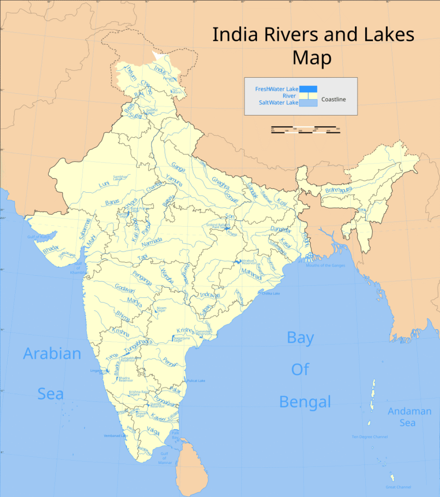 Complete List Of Indian Rivers 2025 (Best GK Notes For Exams)