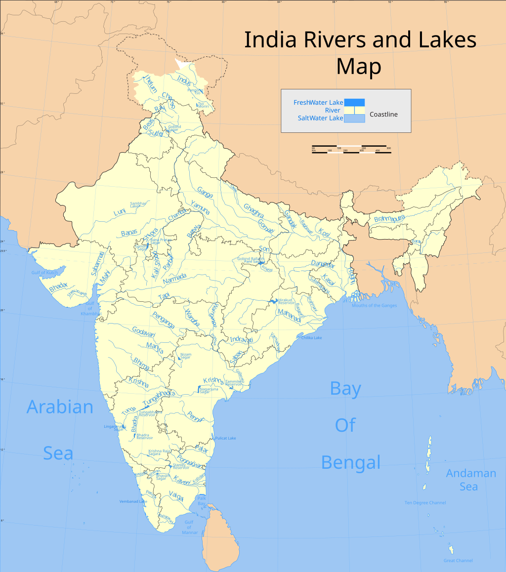Complete List Of Indian Rivers 2025 (Best GK Notes For Exams)